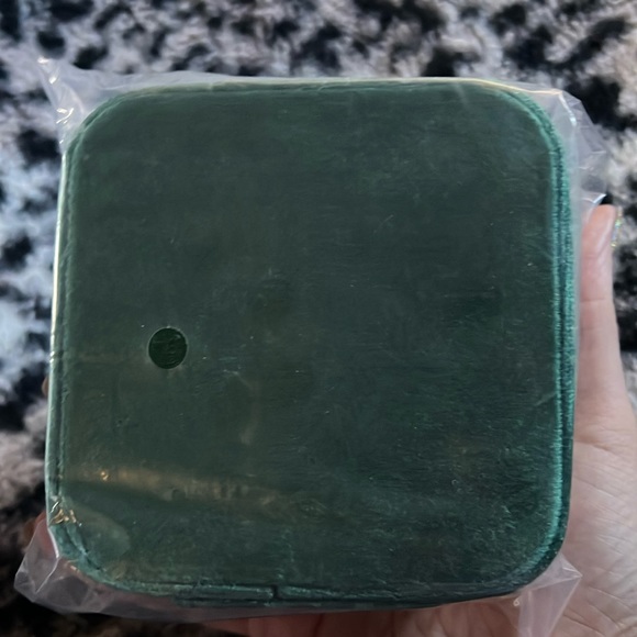 Accessories | Emerald Green Color Velvet Small Jewelry Box | Poshmark